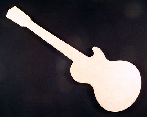 Handcrafted Les Paul Like Guitar Silhouette Hubby Has Star Flickr
