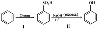 In the following reaction: The % yield for reaction I is 60% and that ...