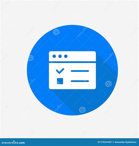 web browser window flat vector icon web page icon stock vector
