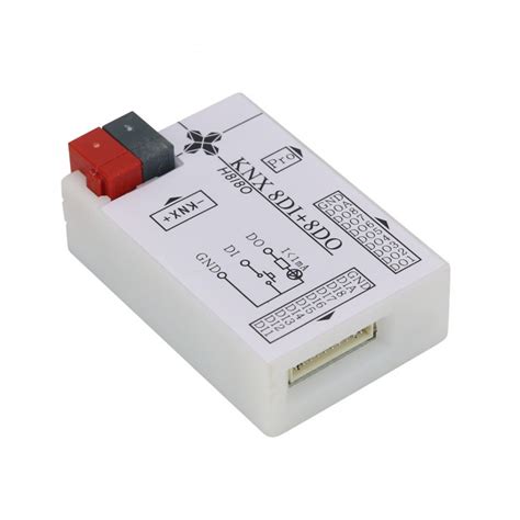 KNX 8DI 8DO H8I8O IO Module Digital Input Output Module With 3D Printed