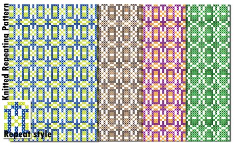 Knitted Repeating Pattern On Behance