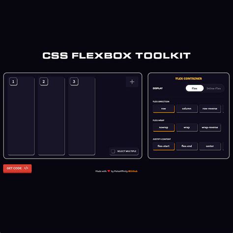 With CSS Flexbox Generator Toolkit Create Responsive Web Layouts In Minutes Meta Affinity