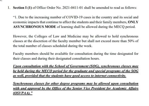 How To Say We Have Synchronous Classes Without Saying We Have