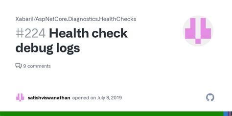 Health Check Debug Logs Issue Xabaril Aspnetcore Diagnostics
