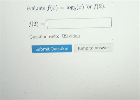 Solved Evaluate F X Log X F Question Help Chegg Com