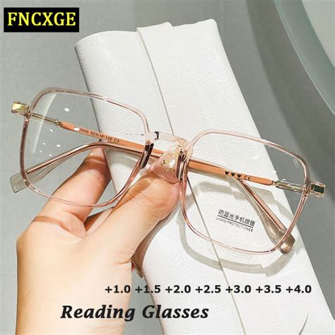 Fncxge Kacamata Baca Wanita Pria Fashion Korea Anti Radiasi Blue Ray