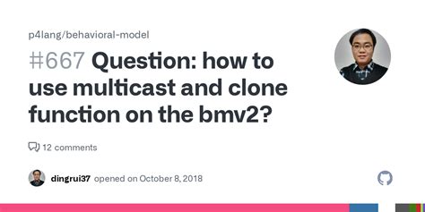 Question How To Use Multicast And Clone Function On The Bmv2 · Issue