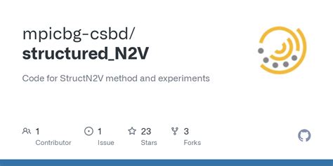 github mpicbg csbd structured n2v code for structn2v method and