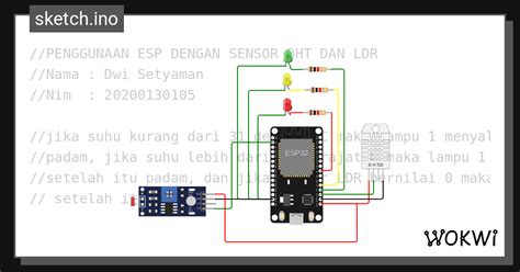Soal Responsi ESP Dengan DHT Dan LDR Wokwi ESP32 STM32 Arduino