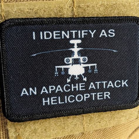 Funny Helicopter Patches Etsy