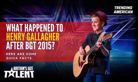 Where Is Henry Gallagher Now Net Worth Relationships And More About