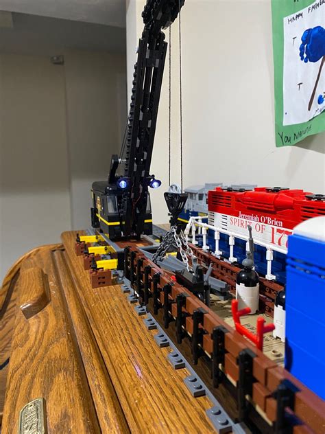 Railroad Crane Brick Train Awards