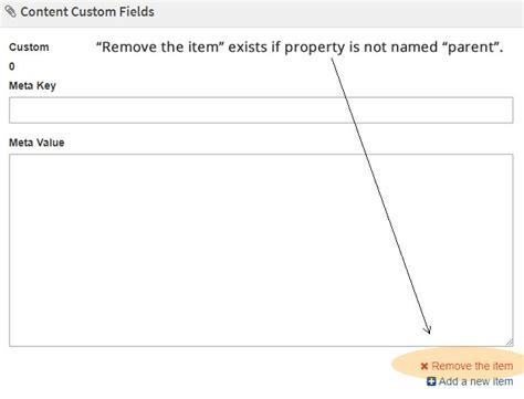 Embedded Form Collection Missing Remove The Item Link When Field Is