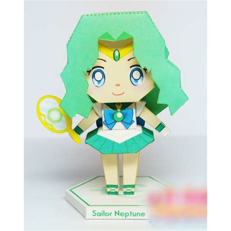 MÔ HÌnh GiẤy 3d NhÂn VẬt Thủy Thủ Sao Hải Vương Sailormoon Mã Sp