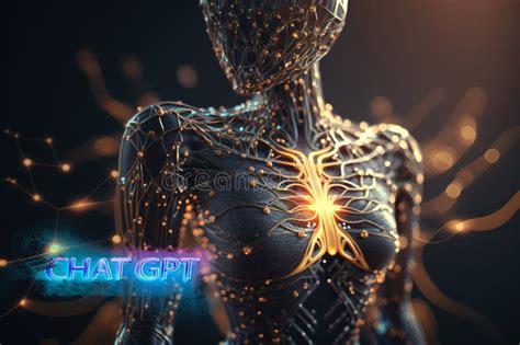 Artificial Intelligence New Technology Science Futuristic Abstract Human Brain Stock