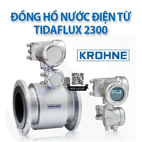 Đồng Hồ đo Lưu Lượng điện Từ Tidalflux 2300 Krohne Lac Viet Ctjsc