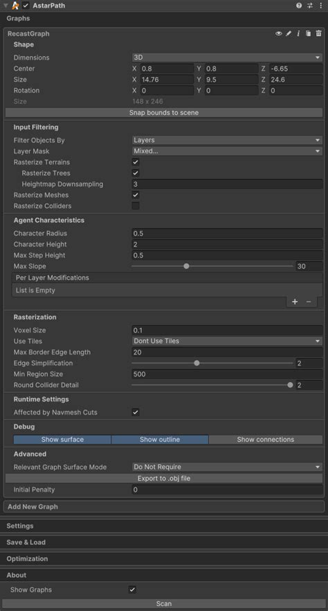Recast Graph On A Moving Surface A Pathfinding Project
