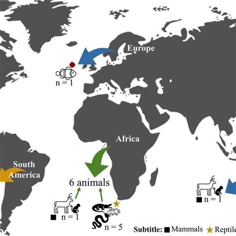 Distribution Of Taboo Species By Continent Download Scientific Diagram
