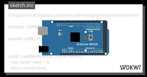 Direct Addressing To The Arduino Flash Memory Storage Arduino Forum