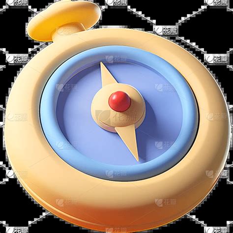 立体3d旅行旅游指南针元素素材 花瓣网