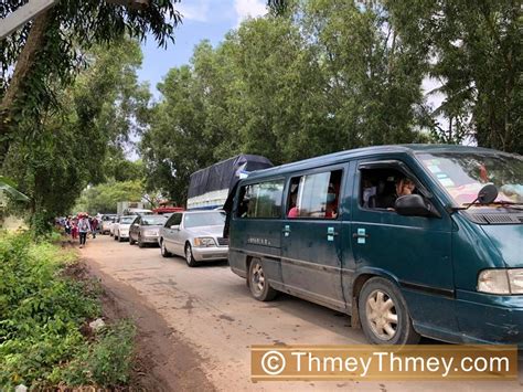 ចរាចរណ៍កកស្ទះខ្លាំង នៅតាមបណ្តាផ្លូវជាតិចេញពីក្រុងភ្នំពេញ