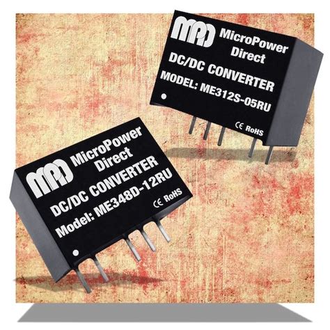 MicroPower Direct Introduces High Performance 3W DC DC Converter In Miniature SIP Package New