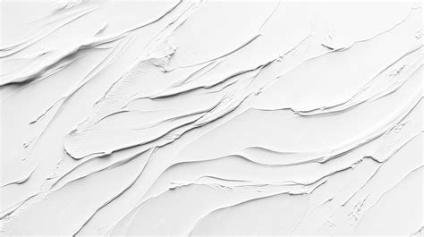 Abstract White Fluid Curves And Shapes In Minimalistic Design For