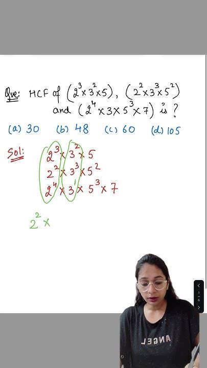 Hcf Trick Highest Common Factor Hcf Hcftrick Maths Viralytshortsshortsyoutubeshorts Youtube