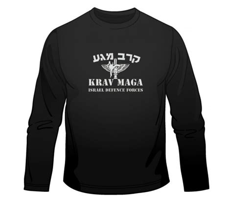 Idf Krav Maga Long Sleeved T Shirt