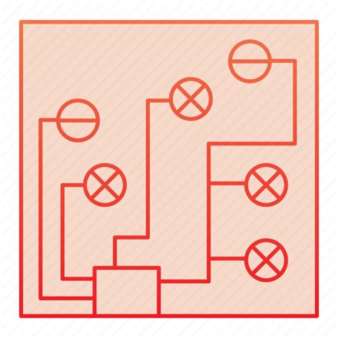 Technology Electronic Microchip Tech Chip Circle Circuit Icon