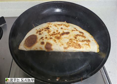 간단한 또띠아요리