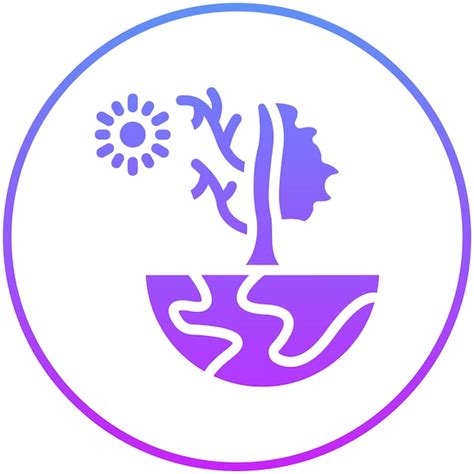 Ilustración del icono del vector de cambio climático del conjunto de