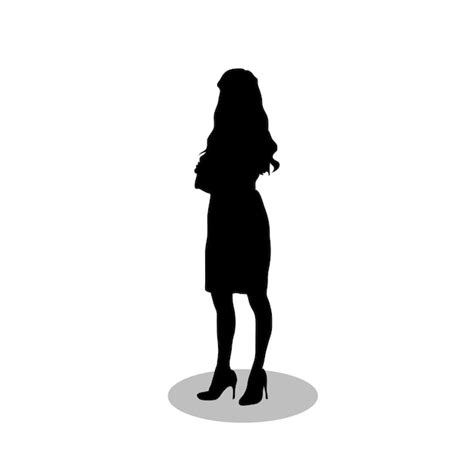 Premium Vector Woman Silhouette Vector