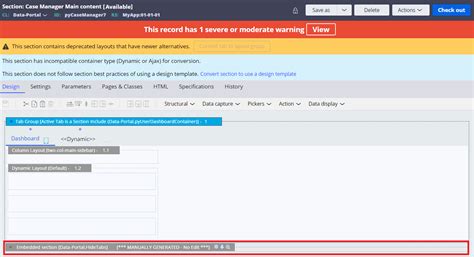 how to enable tab based multi document using dynamic container in pega