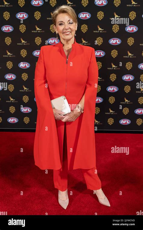 Susannah Carr Poses For A Photo At The 2021 Brownlow Medal Ceremony At