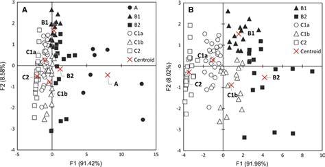Factorial Distribution Of The Sites According To Geomorphic Type A