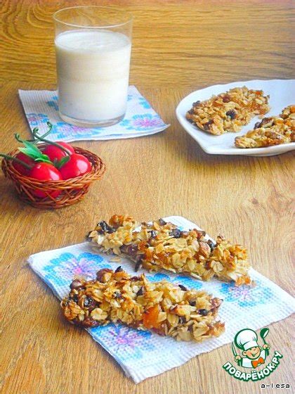 Батончики гранола – кулинарный рецепт