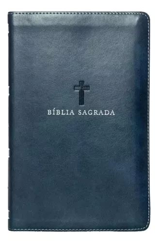 Bíblia Sagrada Nvi Letra Grande Leitura Perfeita Couro Soft Azul MercadoLivre