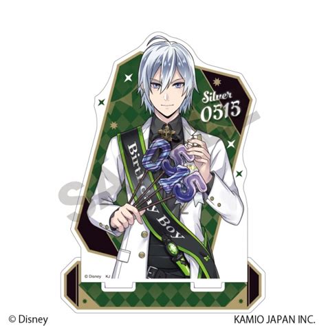 【グッズ スタンドポップ】ディズニー ツイステッドワンダーランド アクリルスタンド シルバー おめかしバースデー アニメイト
