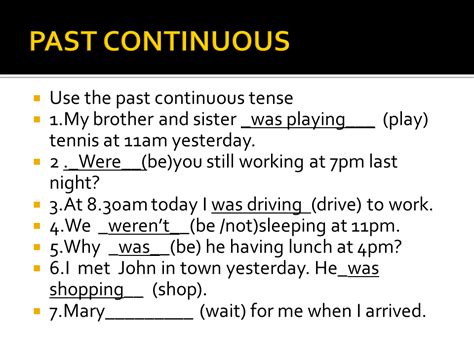 Past Simple Past Continuous упражнения 4 класс