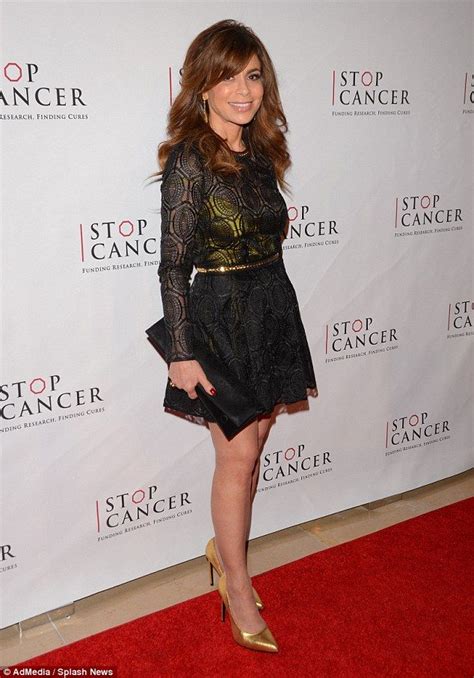 Paula Abdul Dons Black Lace Dress At Beverly Hills Charity Event Long
