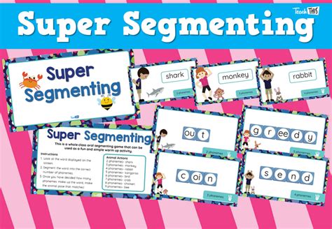 Super Segmenting Teacher Resources And Classroom Games Teach This