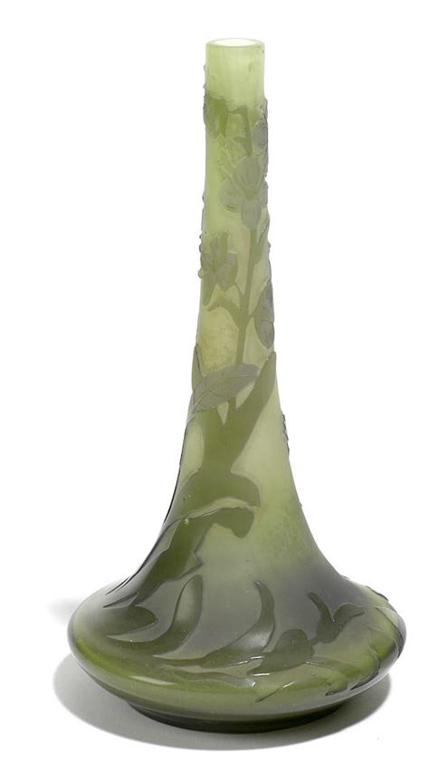 Bonhams A Gallé Cameo Glass Vase Circa 1900