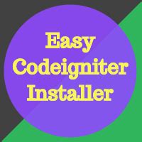 Easy Codeigniter Installer By TechXpert Codester