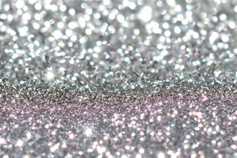 Close up of silver glitter textured background | Premium AI-generated image