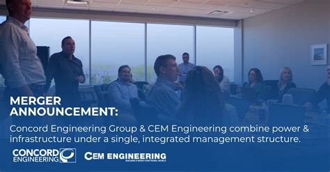 Concord Engineering Group Merger Announcement