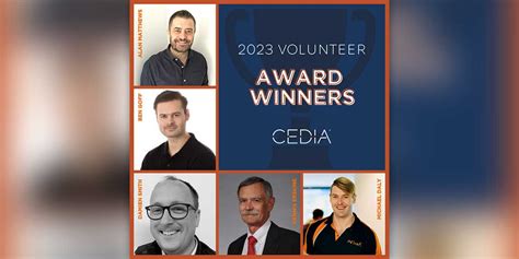 Cedia Announces 2023 Volunteer Award Winners Rave Pubs