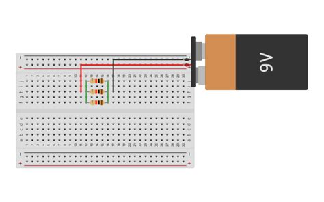 Circuit Design Parallel Connection Circuit Tinkercad