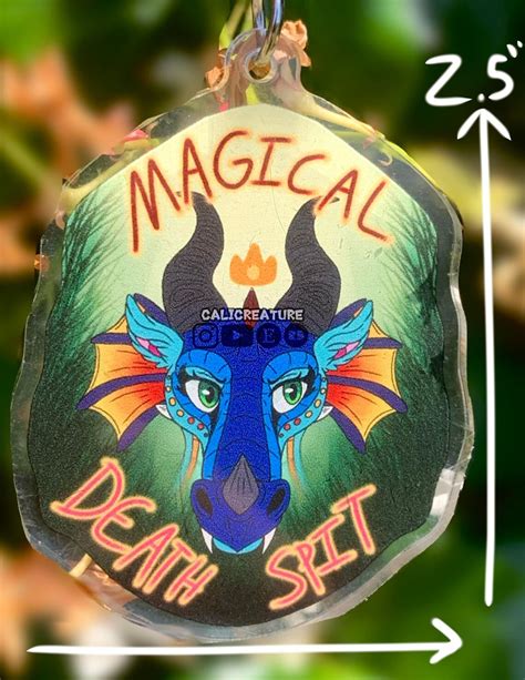 Magical Death Spit Glory Wings Of Fire 25 Keychain Etsy Canada