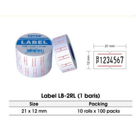 Jual Label Harga Kertas Harga Roll Label Harga Joyko Shopee Indonesia